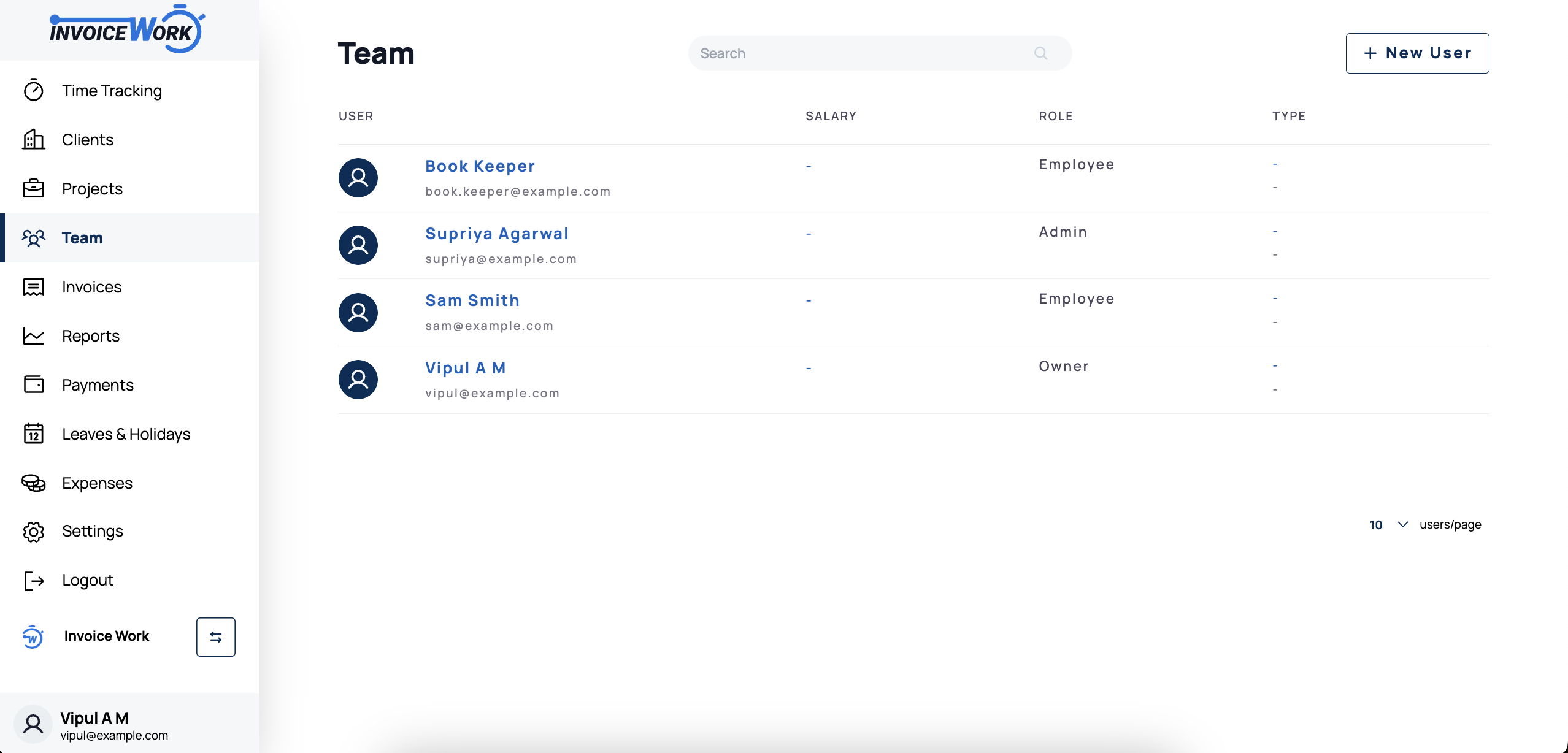 Invoice Work | Time tracking and invoicing